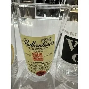 Dining | Scotch Whisky Ad Glasses Ushers Vat 69 Long John Ballantines ...